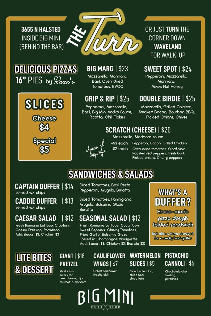 The Turn – Big Mini Putt Club – Chicago's Indoor Mini Golf Bar and Lounge