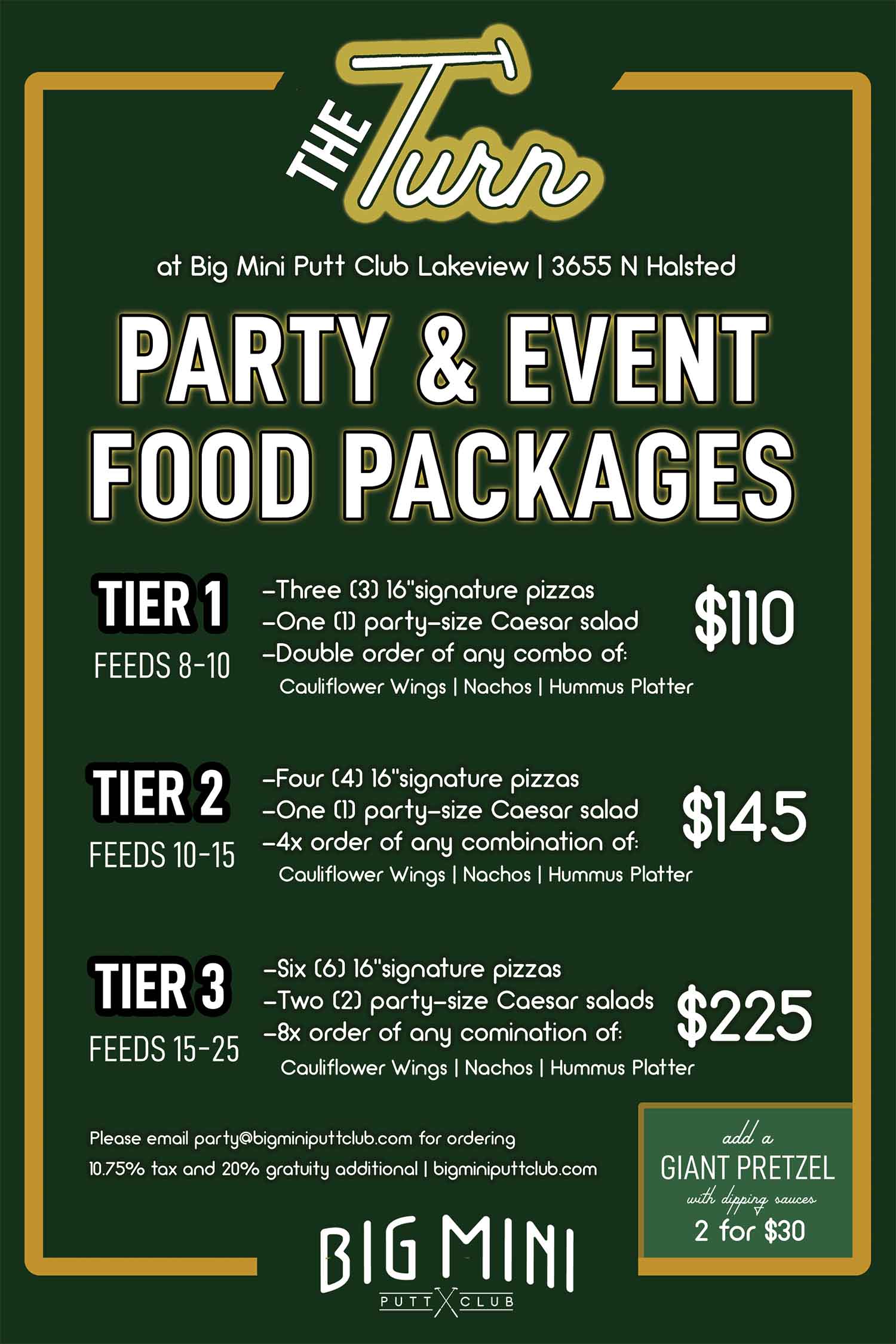 Party Catering – Big Mini Putt Club – The Midwest's Indoor Mini Golf ...